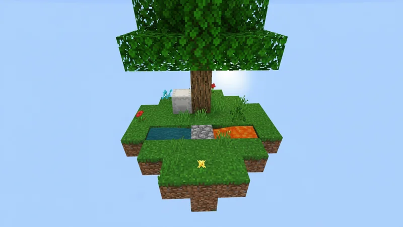 GZ Skyblock - Minecraft PE Map Download