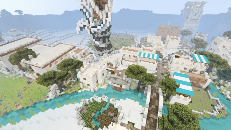 Modified Desert Village - Minecraft PE Map Download