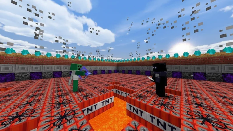 TNT Tumble - Minecraft PE Map Download